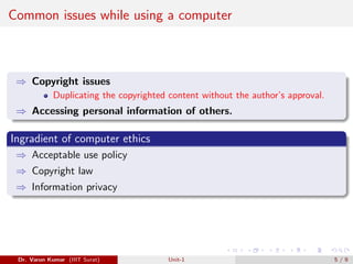 Introduction to computer ethics | PDF