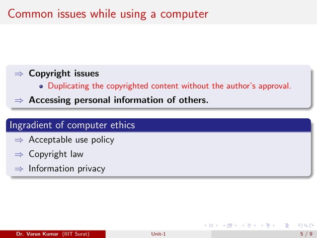 Introduction to computer ethics | PDF