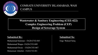 Complex Engineering Problem WASTE--WATER | PDF | Civil Engineering ...
