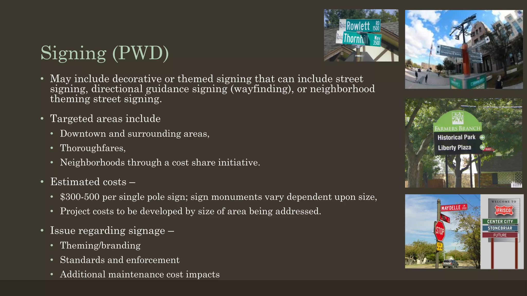 Jim Proce - Community Enhancement Projects Presentation