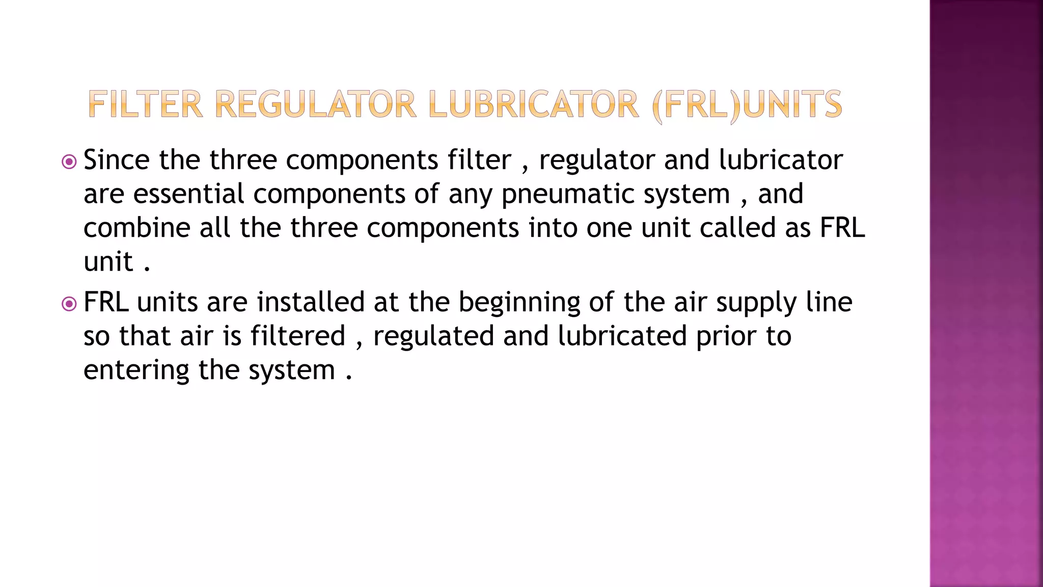 Pneumatic control system | PPTX