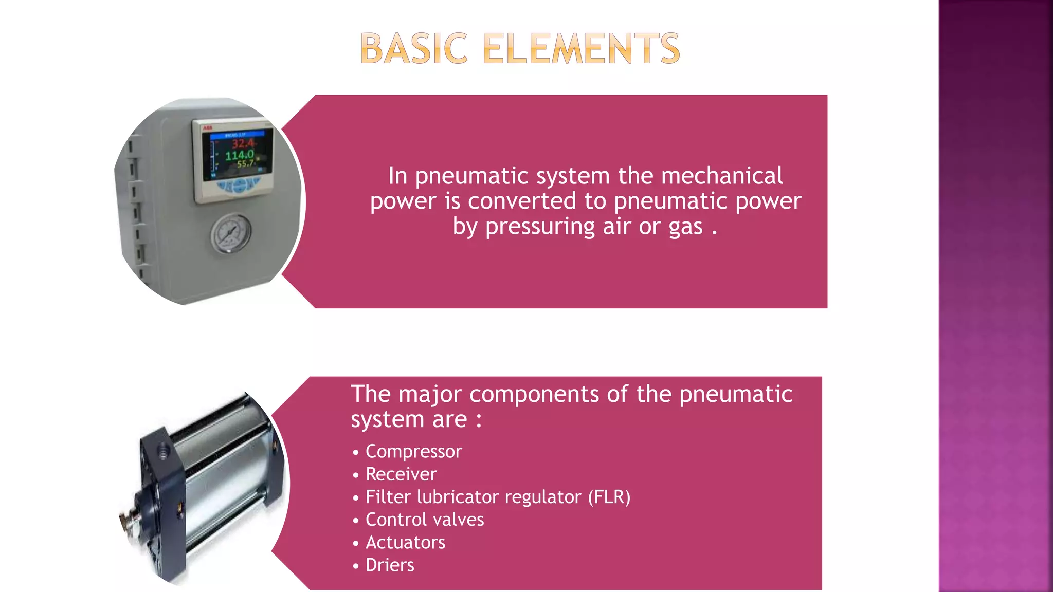 Pneumatic control system | PPTX