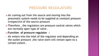 Pneumatic control system | PPTX