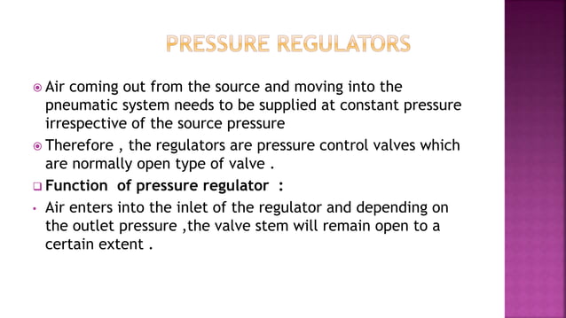 Pneumatic control system | PPTX