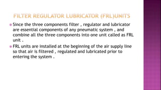 Pneumatic control system | PPTX
