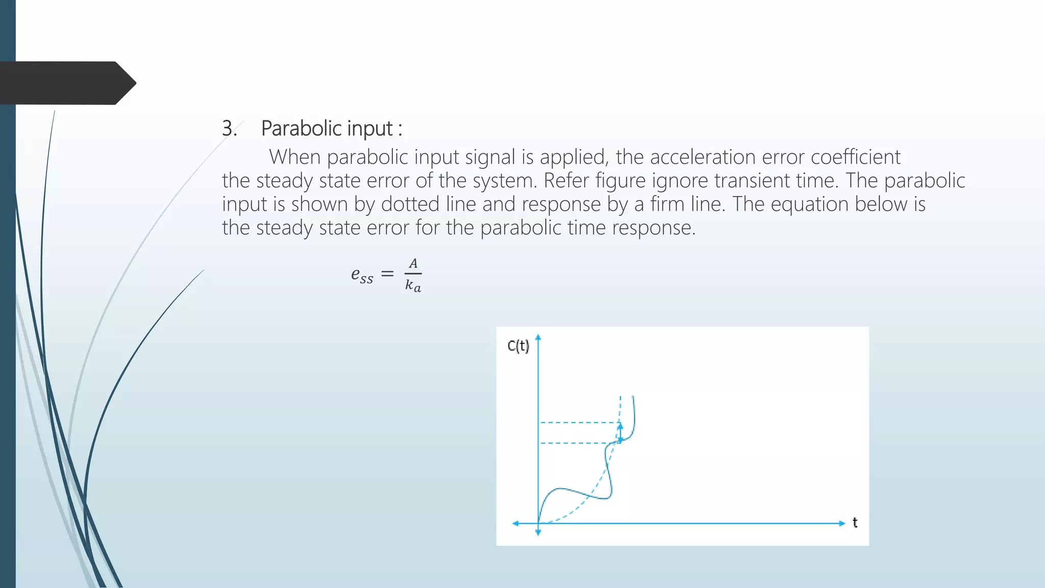 TIME RESPONSE ANALYSIS | PPTX