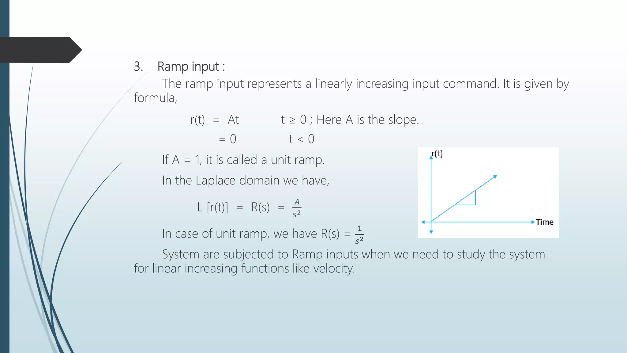 TIME RESPONSE ANALYSIS | PPTX