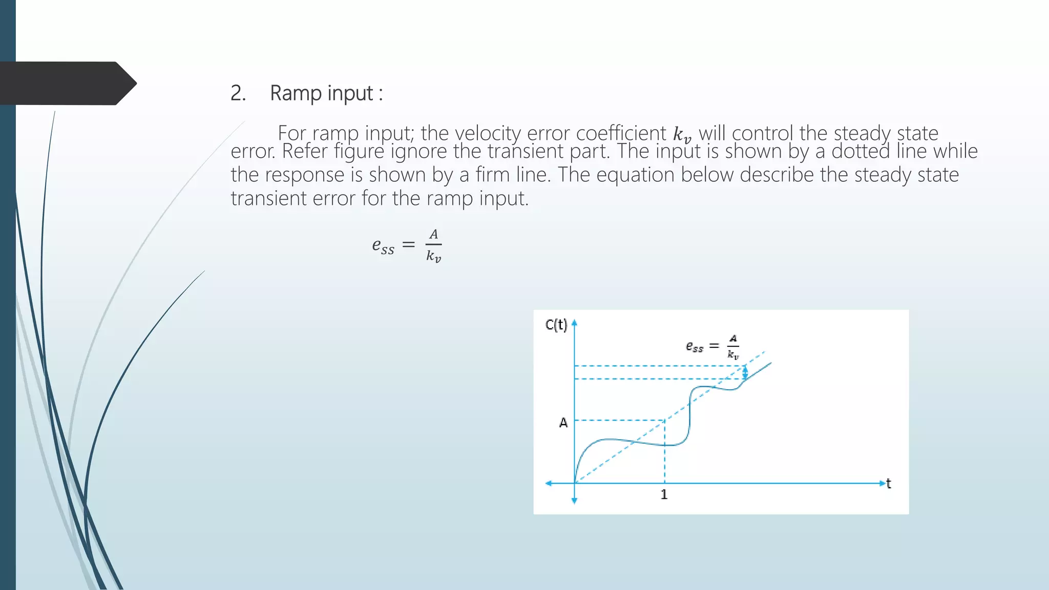 TIME RESPONSE ANALYSIS | PPTX