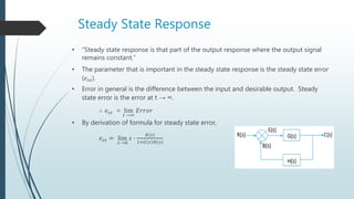 TIME RESPONSE ANALYSIS | PPTX