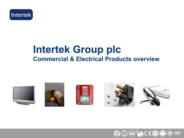 Intertek Presentation | PPT | Manufacturing Industry | Industries