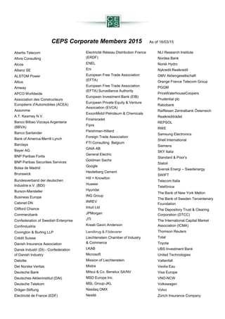 Ceps corporate members 2015 ceps corporate_members | PDF