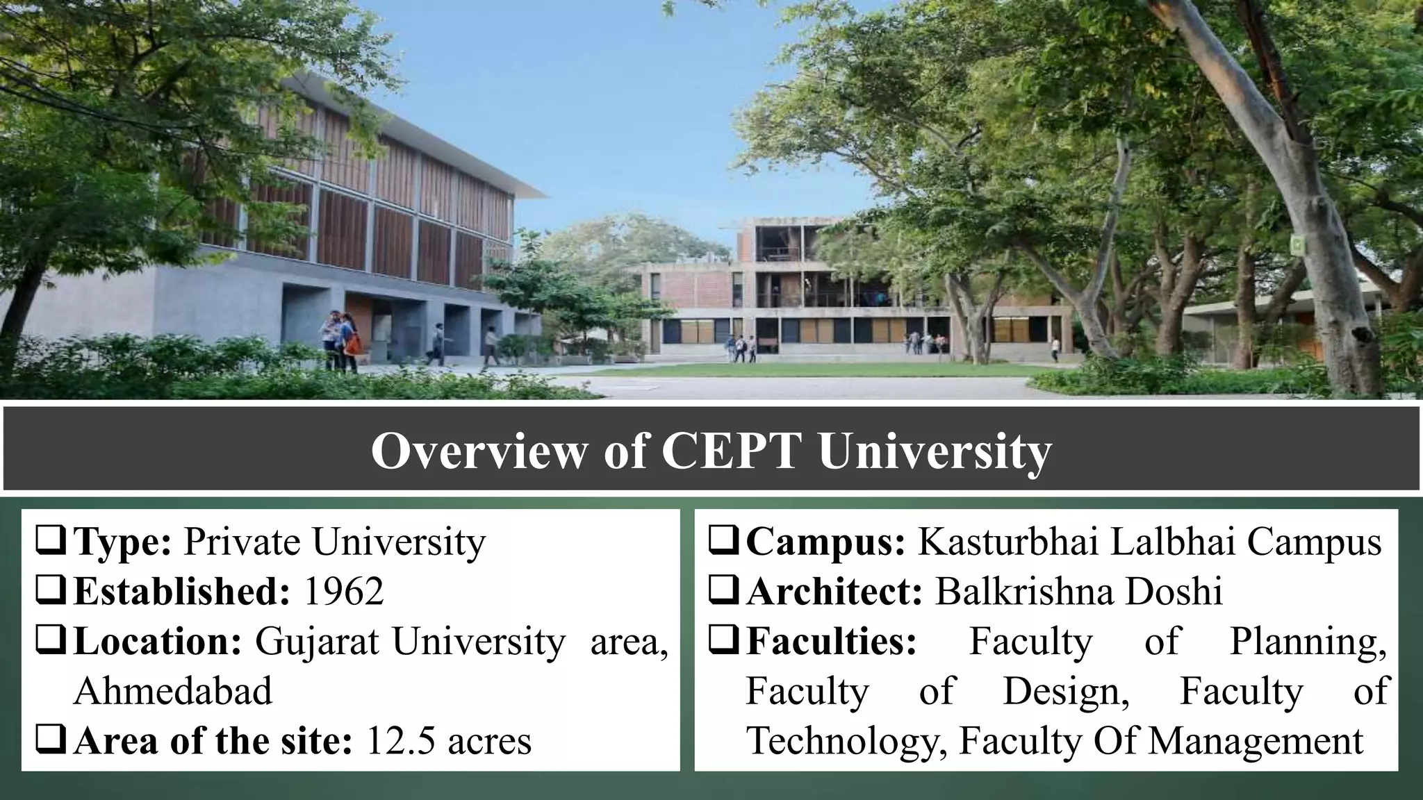 Campus Landscaping of Centre for Environmental Planning and Technology ...