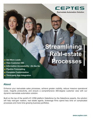 Real-estate Automation Solution | CEPTES | PDF