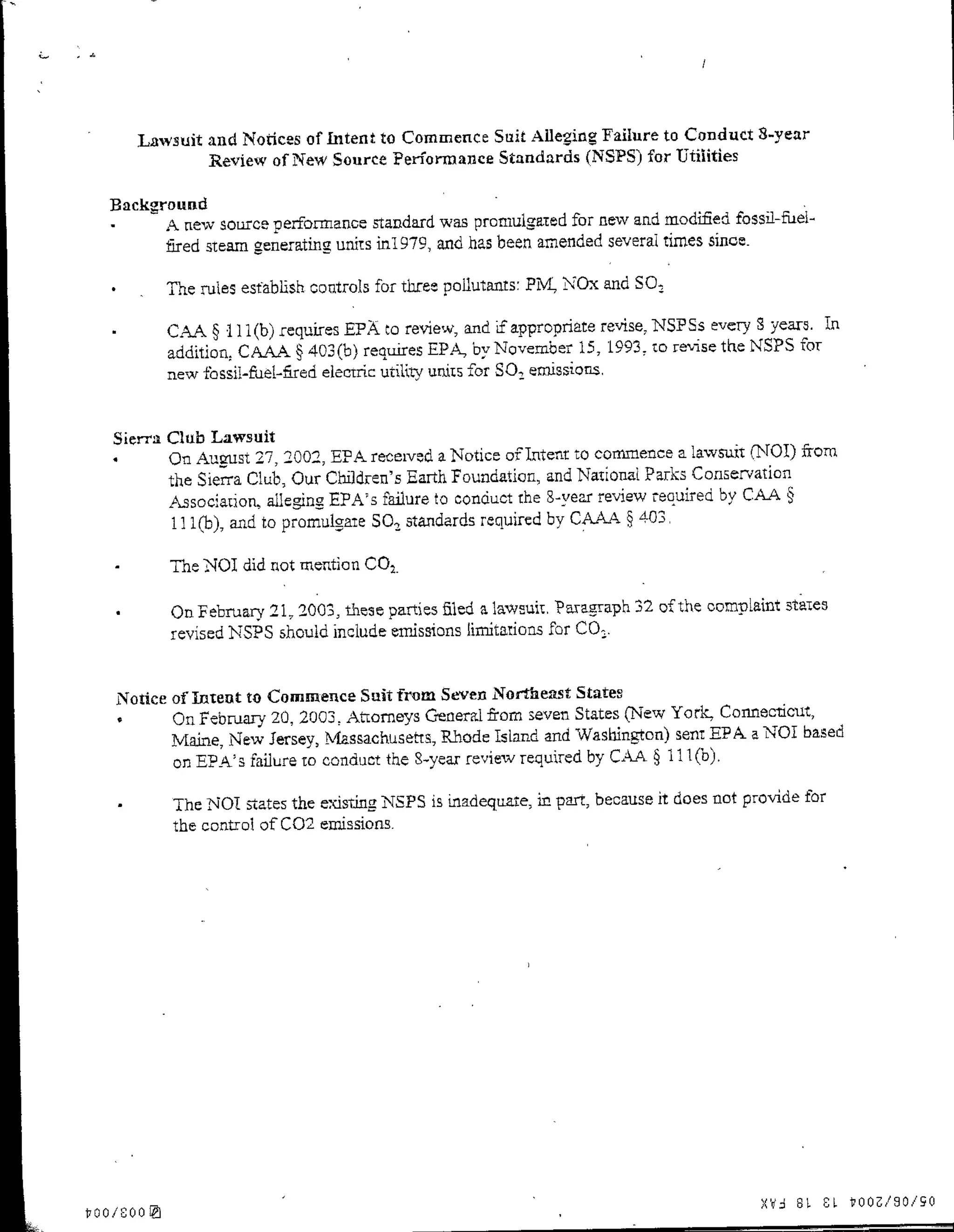 EPA CAA PowerPoint 3 | PDF