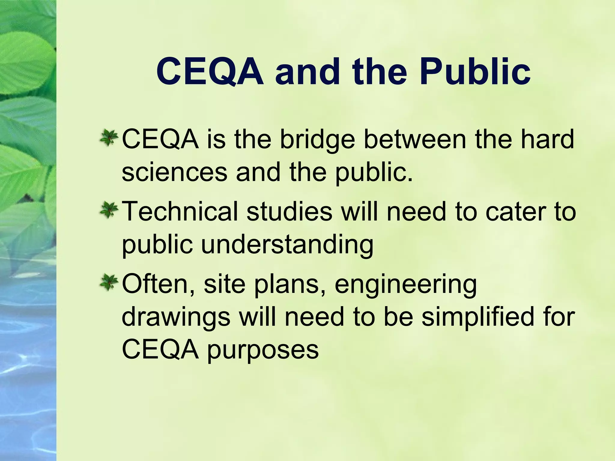 ESP171-CEQA and Land Use Planning | PPT