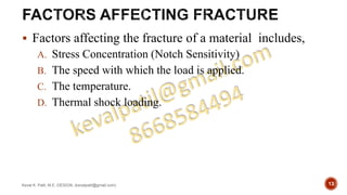 Failure mechanism part: Fracture | PPTX