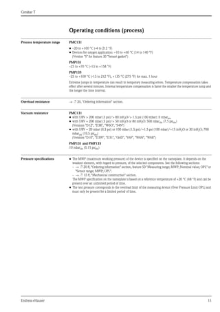 Cerabar t pmc131 pmp131 pmp135-endress+hauser datasheet-process ...