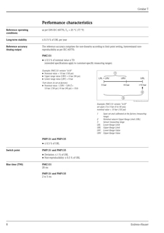 Cerabar t pmc131 pmp131 pmp135-endress+hauser datasheet-process ...