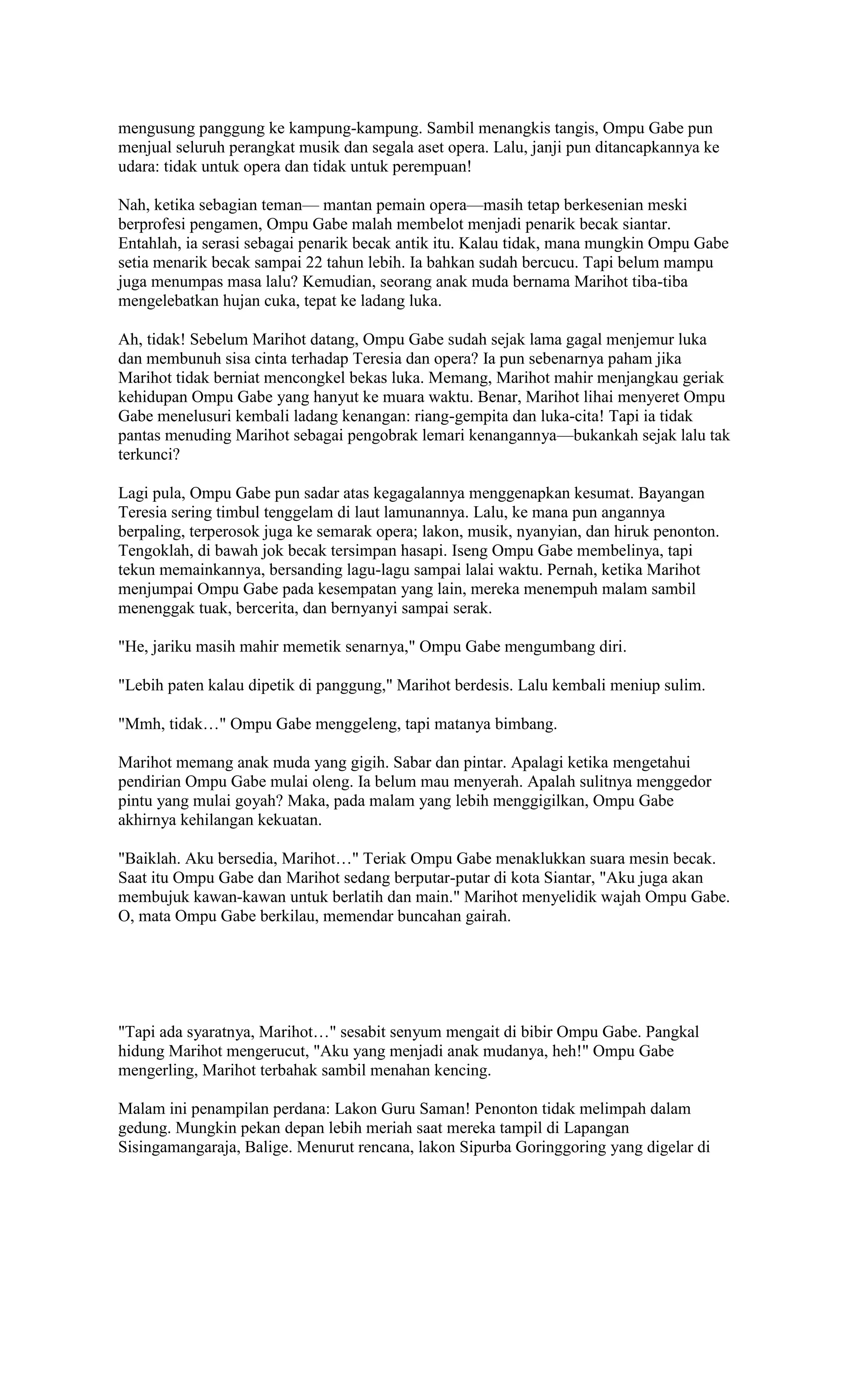 Ceracau ompu gabe (hasan al banna) | DOC