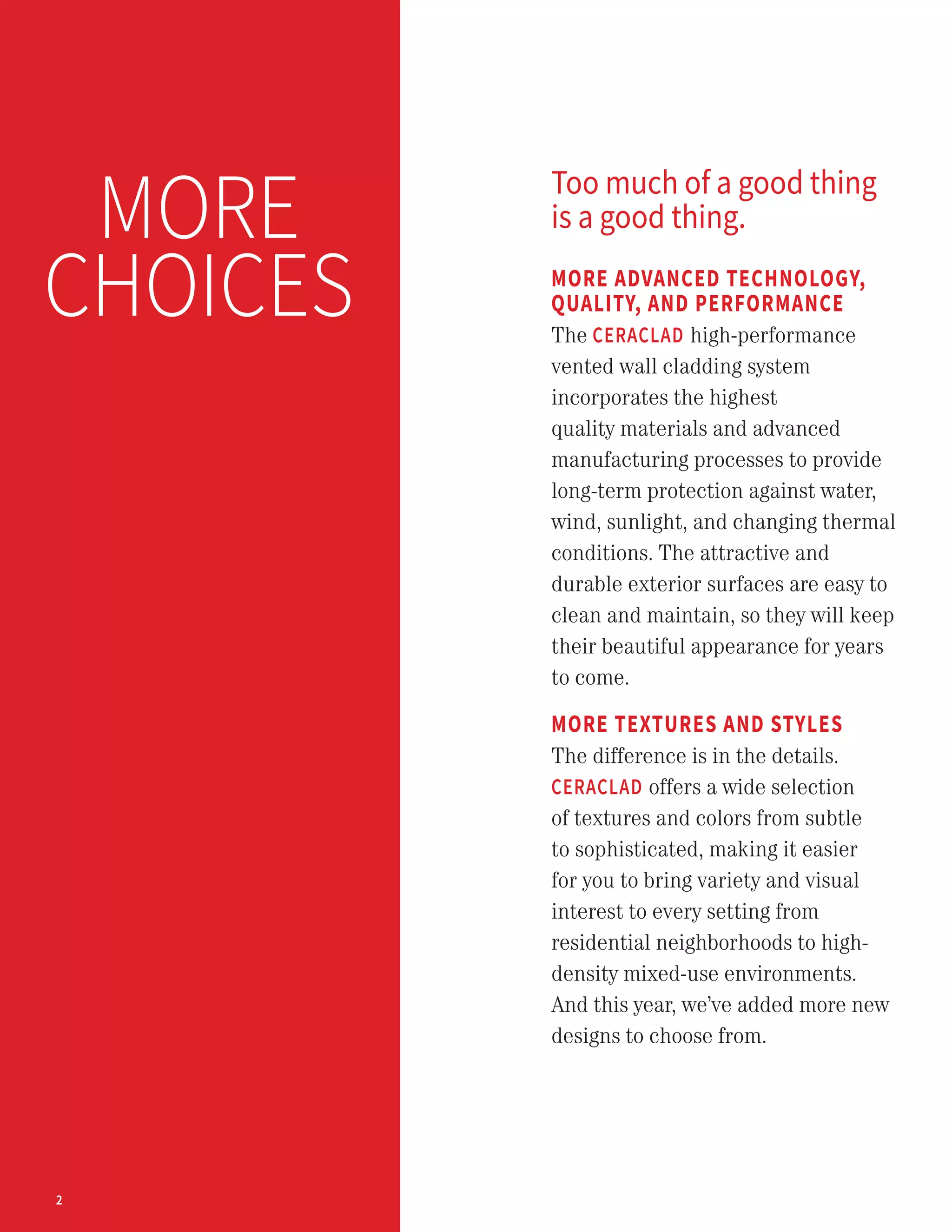 Ceraclad product brochure ver14-dl... | PDF