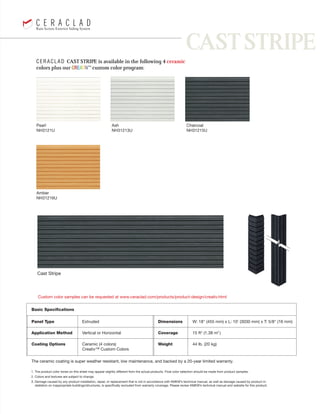 Ceraclad product catalog | PDF