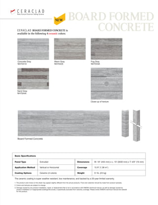 Ceraclad product catalog | PDF