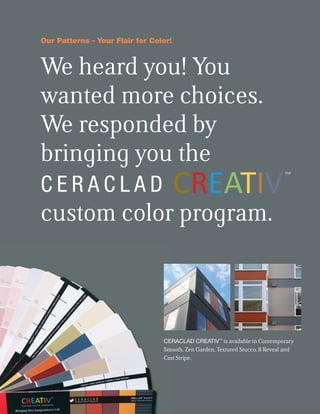 Ceraclad product catalog | PDF