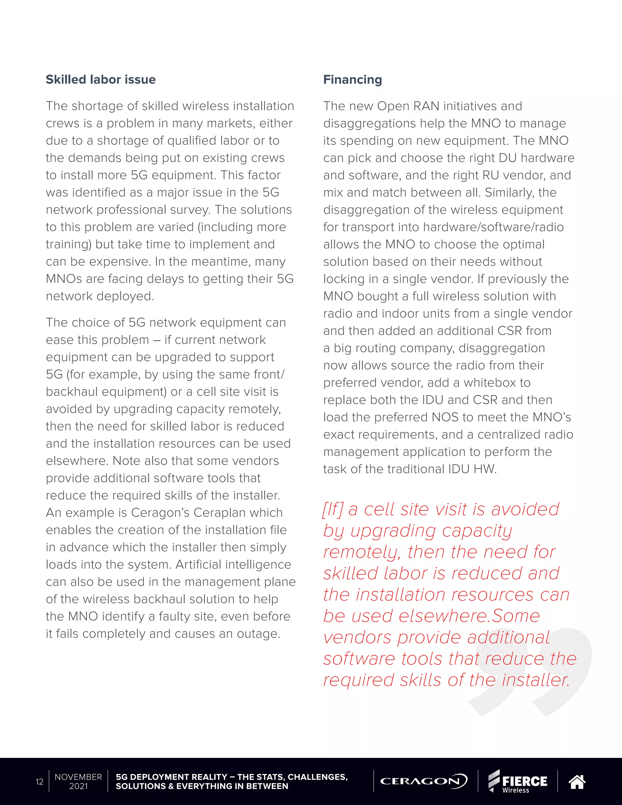 Ceragon 5 g challenges | PDF | Computer Networking | Computing