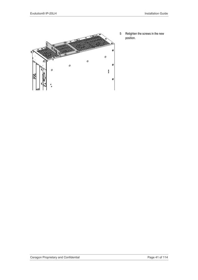 Ceragon_Evolution_IP20LH_Installation_Guide_Rev_B.01.pdf | Computer ...