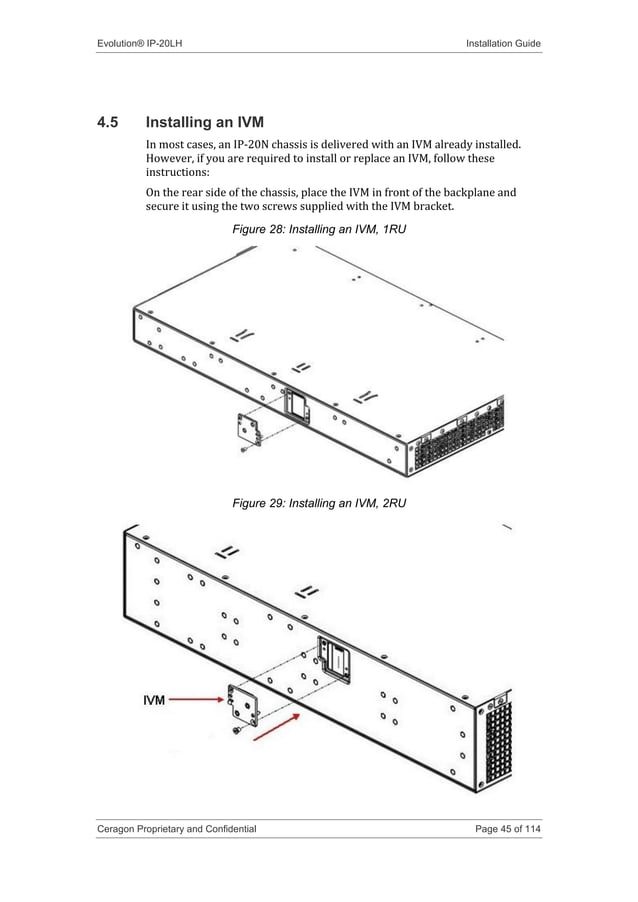 Ceragon_Evolution_IP20LH_Installation_Guide_Rev_B.01.pdf | Computer ...