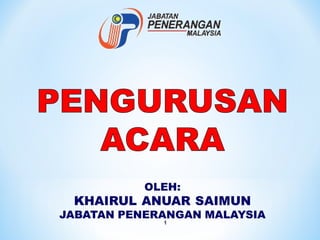Pengurusan Acara | PPT
