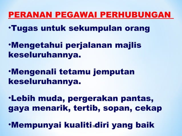 Pengurusan Acara | PPT