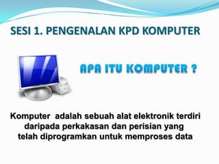 Ceramah asas komputer | PPTX