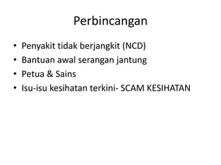Ceramah kesihatan sazwan | PPTX