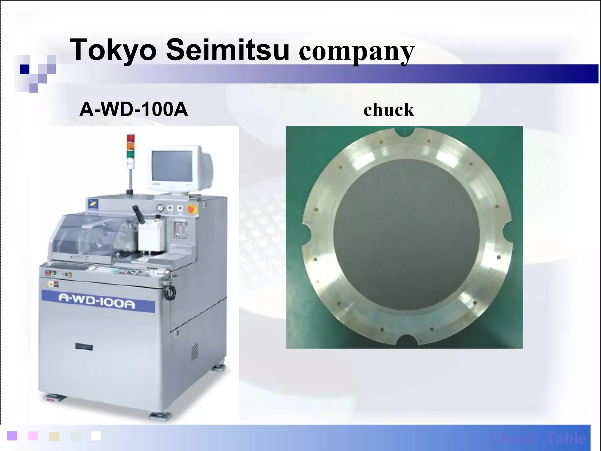 Porous Ceramic Chuck Tables | PPT