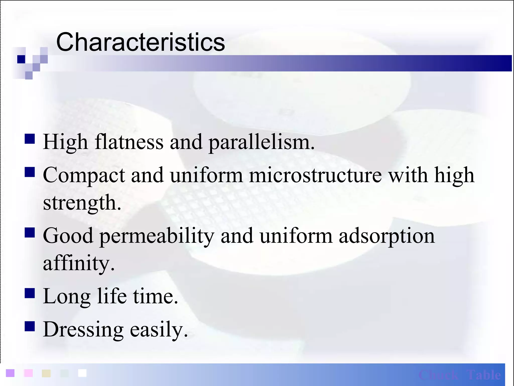 Porous Ceramic Chuck Tables | PPT