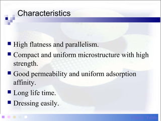 Porous Ceramic Chuck Tables | PPT