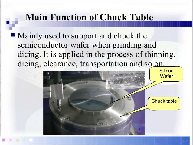 Porous Ceramic Chuck Tables