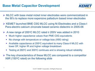 Wide Bandgap Ceramic Capacitor Update - APEC 2017 | PPT