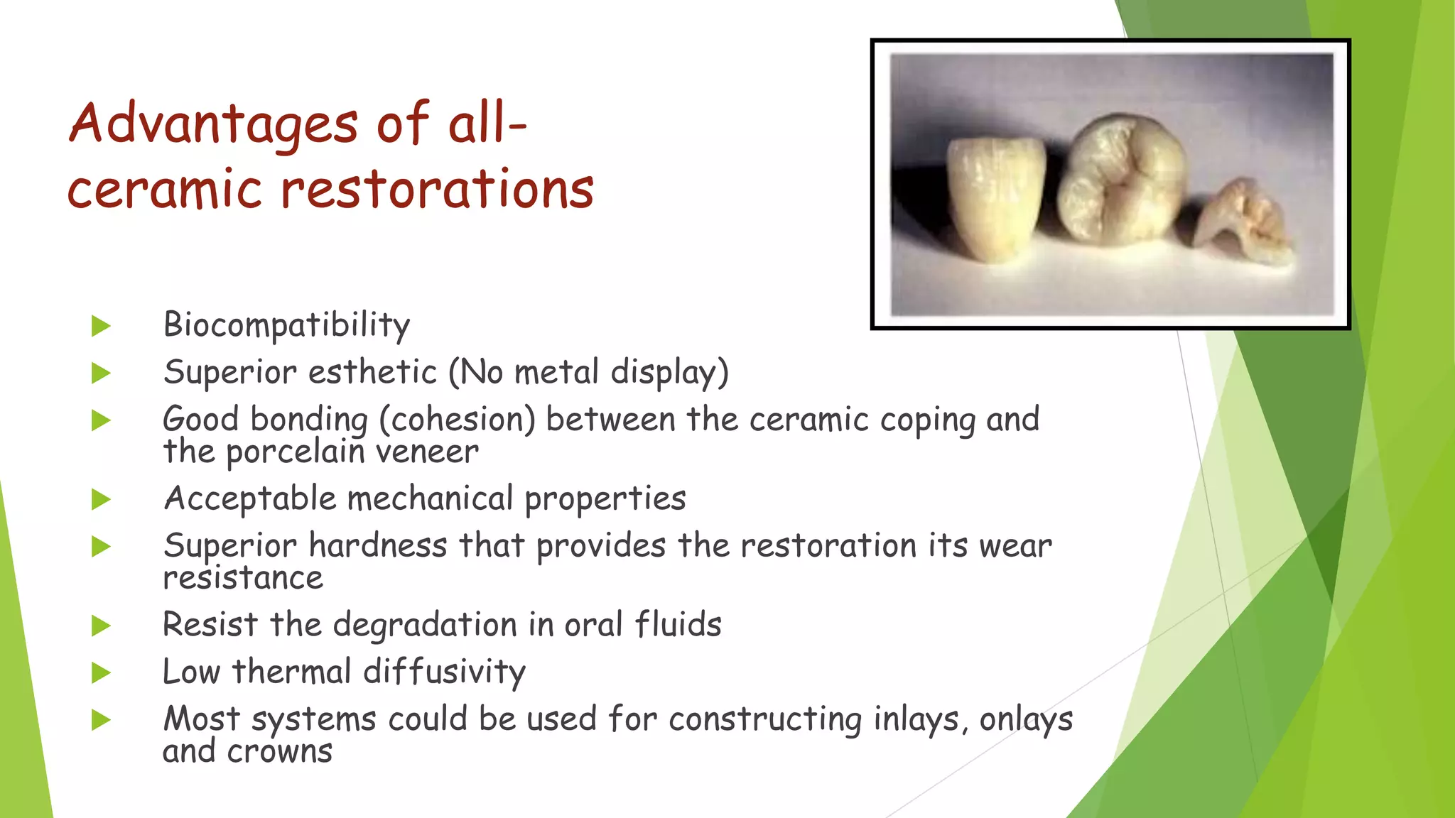 Dental Ceramics and Porcelain fused to metal | PPTX