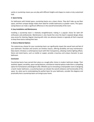 Ceramic Basin | PDF | Bath and Shower | Personal Care