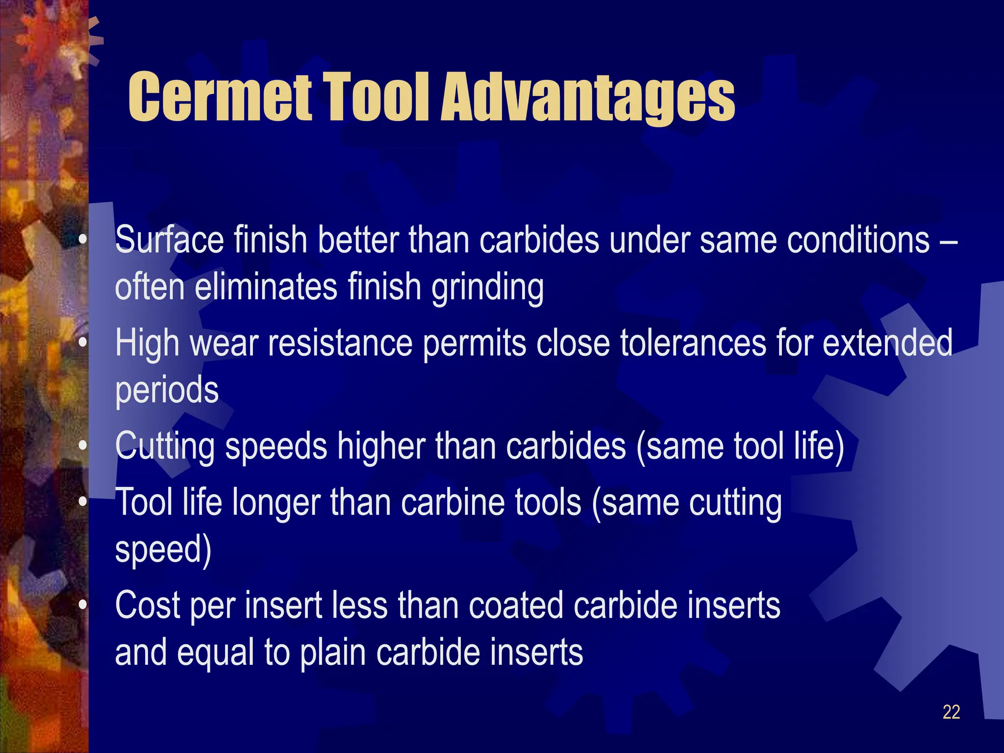 Ceramic cutting tools in manufacturing implementation | PPT