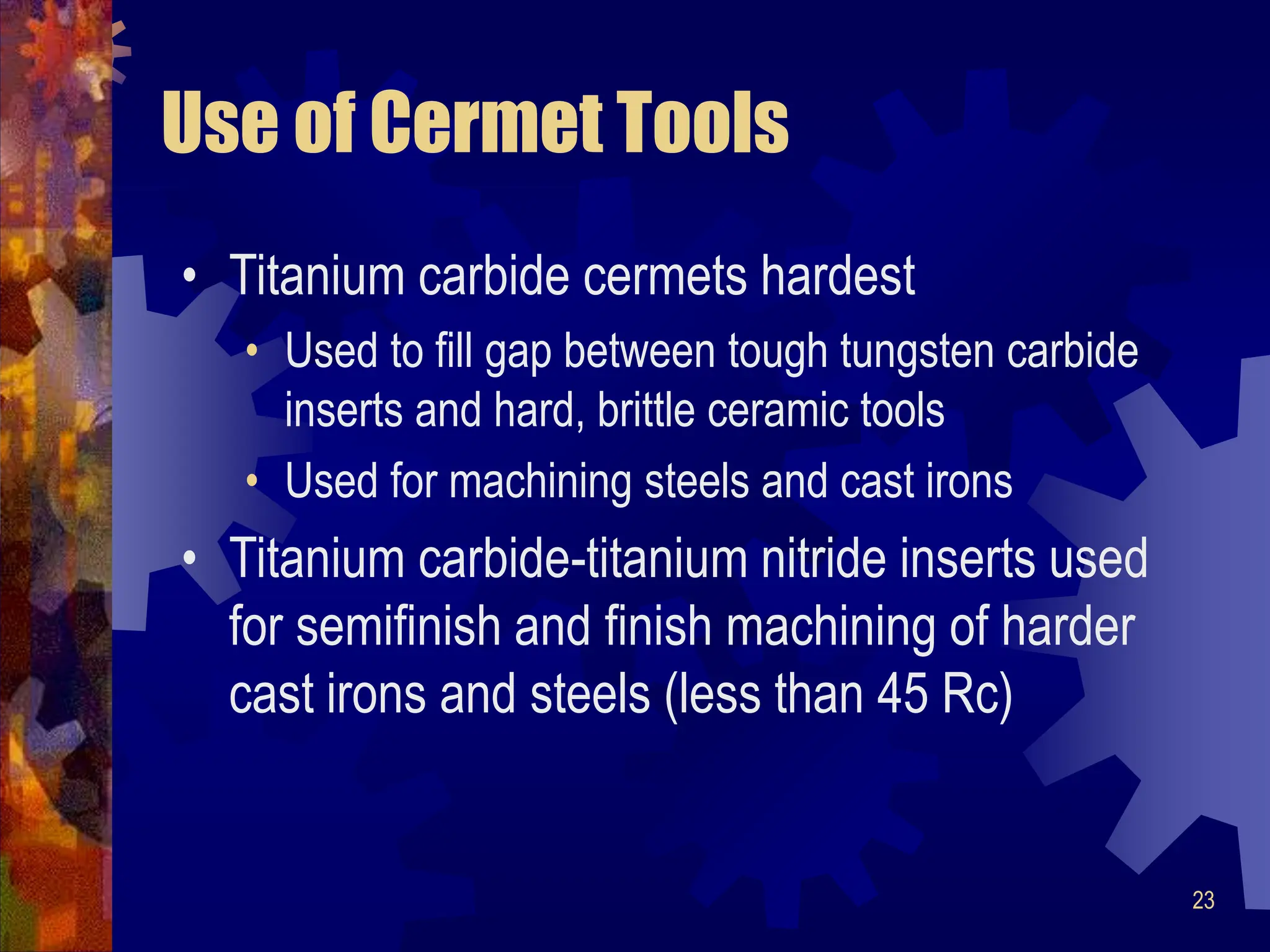 Ceramic cutting tools in manufacturing implementation | PPT