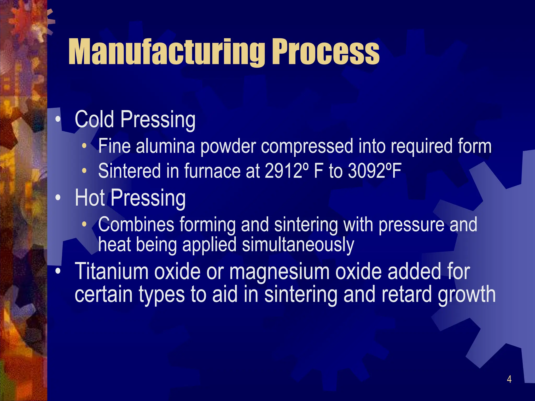 Ceramic cutting tools in manufacturing implementation | PPT