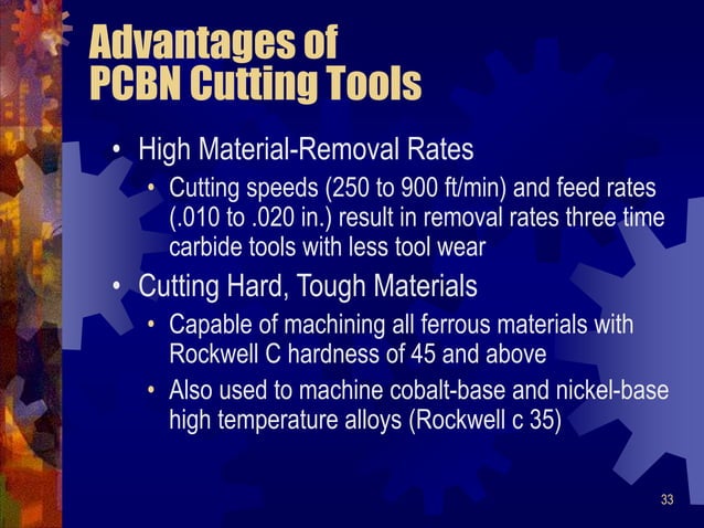Ceramic cutting tools in manufacturing implementation | PPT