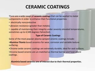 Ceramic coatings | PPTX