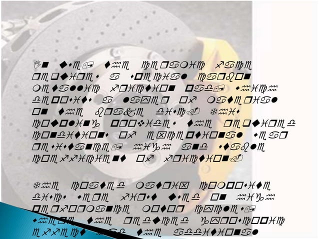 Ceramic disc brake | PPTX