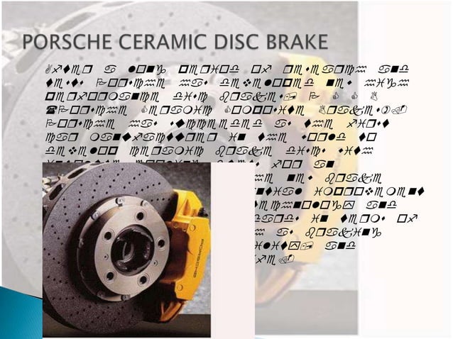 Ceramic disc brake | PPTX