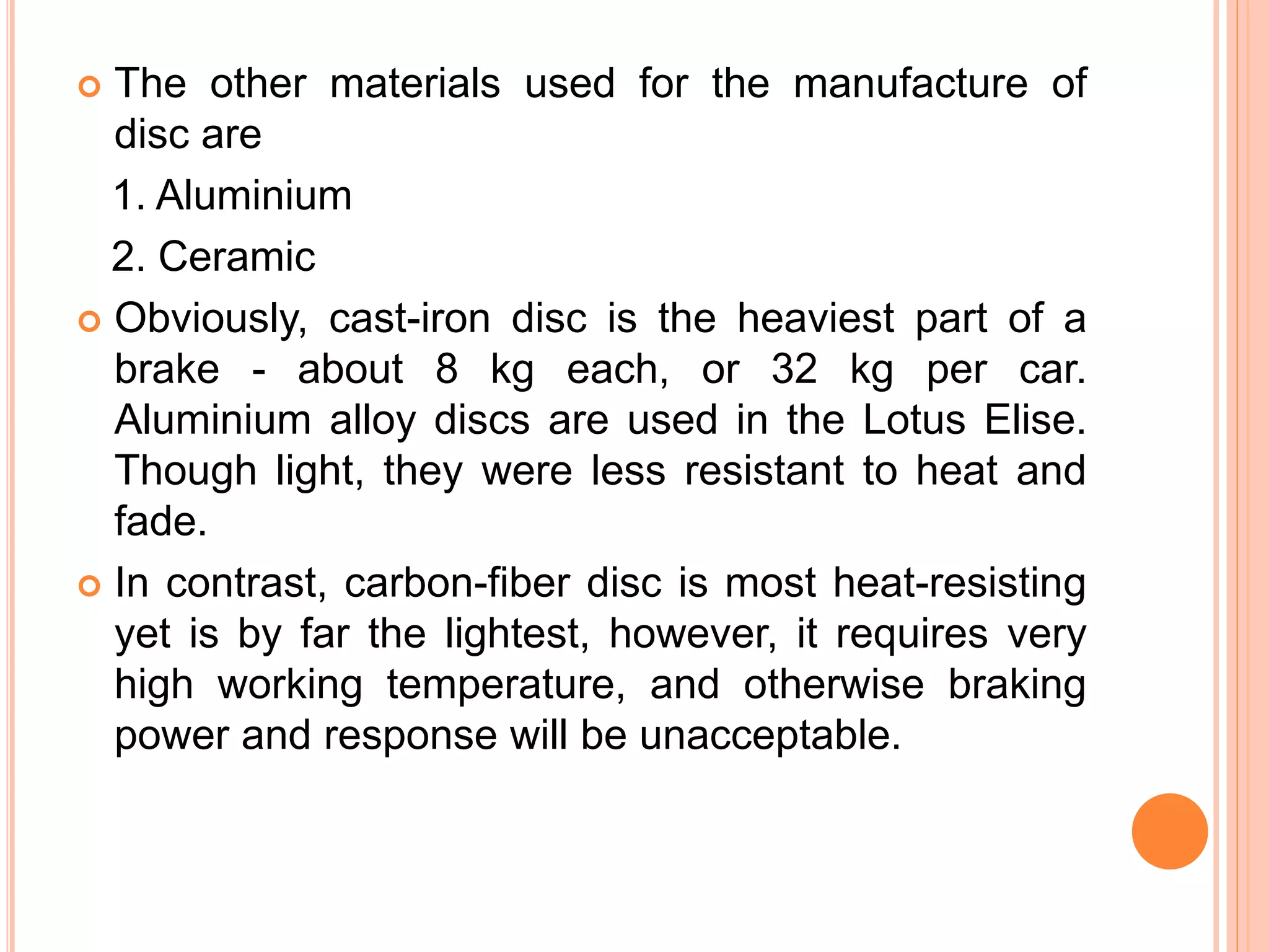 Ceramic disc brakes | PPTX