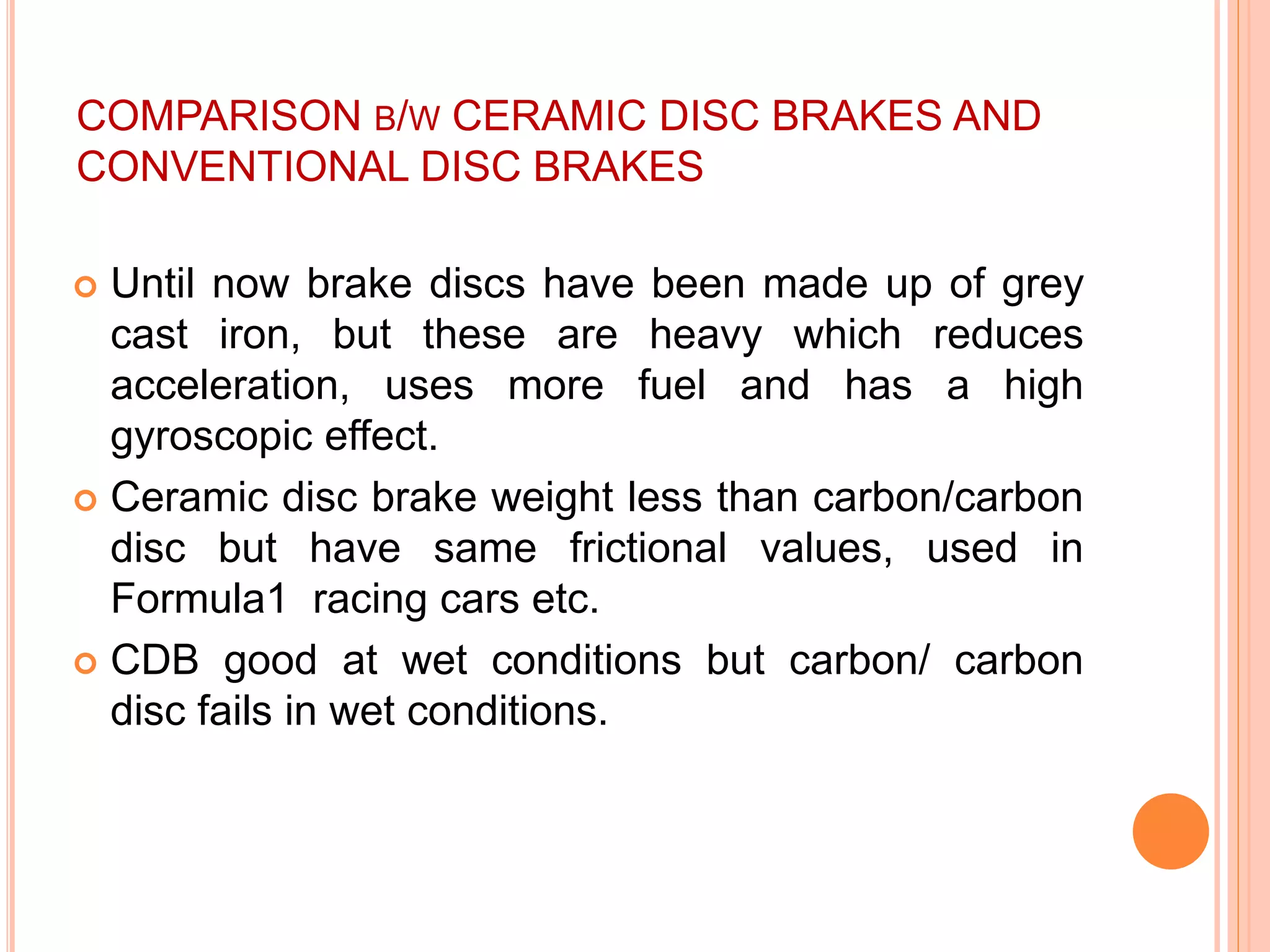 Ceramic disc brakes | PPTX